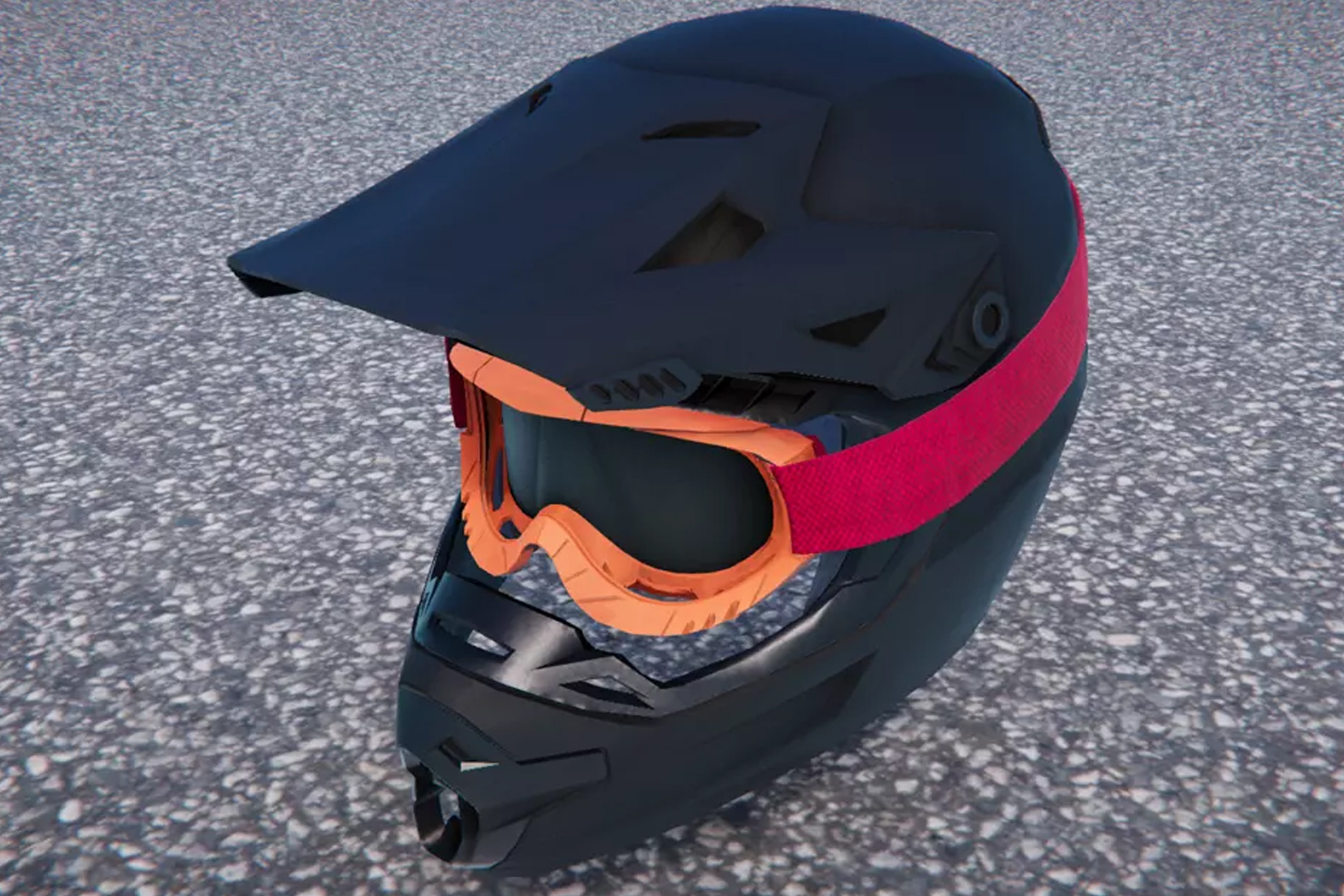 Motorcross Helmet | 3D Props | Unity Asset Store