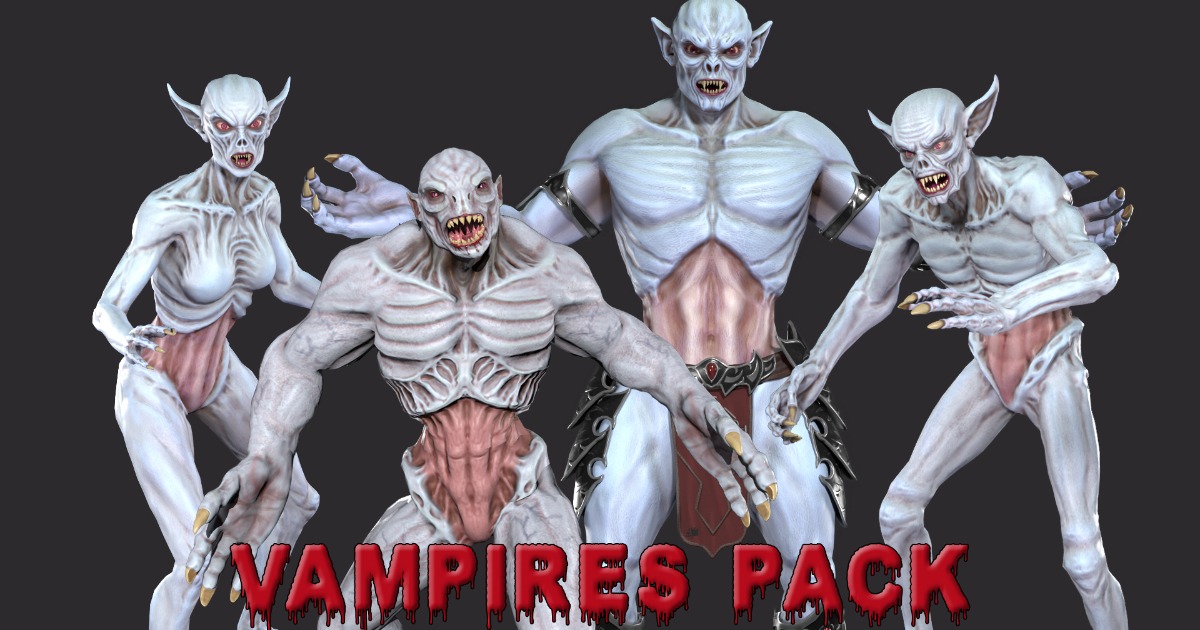 Vampires Pack | 3D Creatures | Unity Asset Store