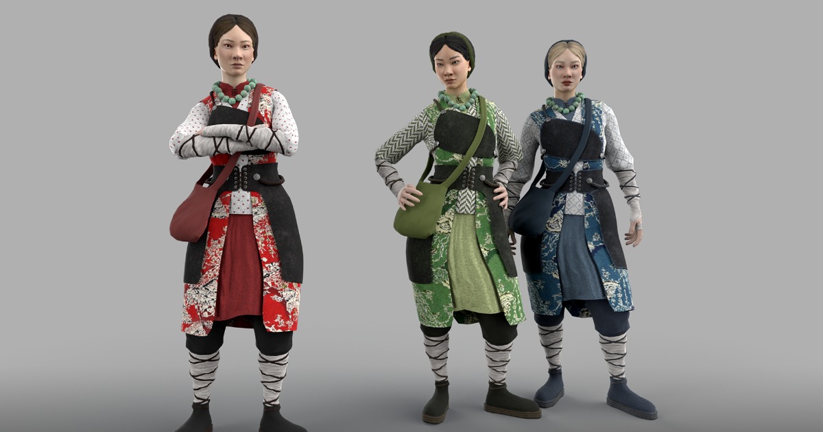 Archer from Japan | 3D Characters | Unity Asset Store