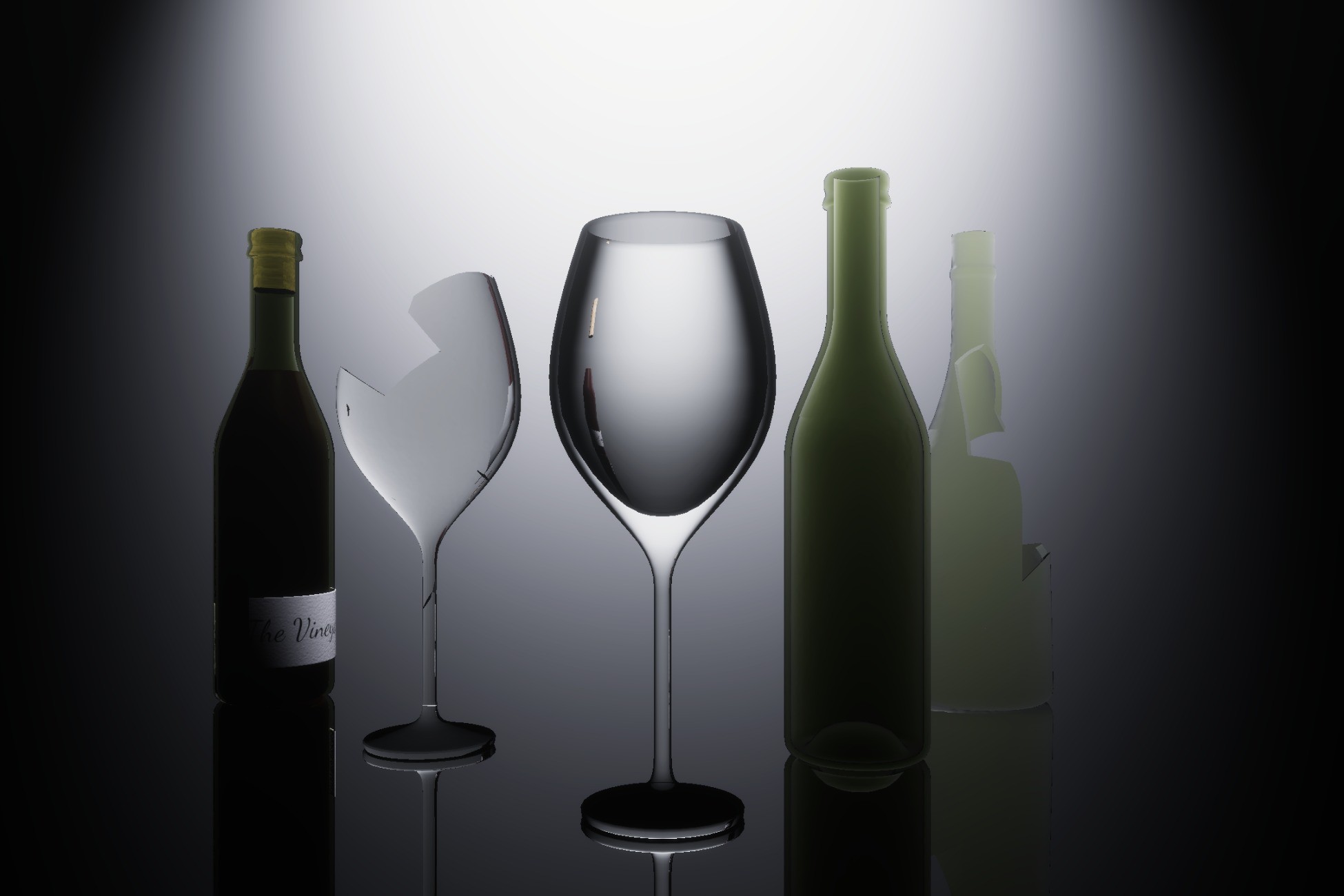 Bottles & Glasses (HDRP) w/ Liquid Shader | 3D 食物 | Unity Asset Store