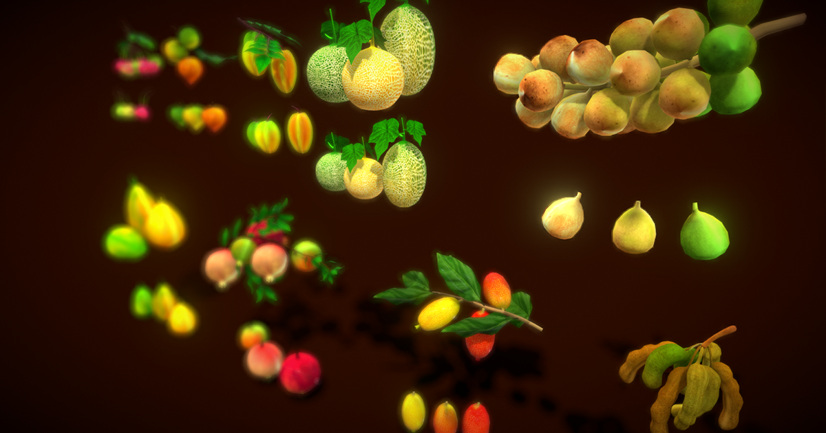 Collection Fruit Path5 | 3D Food | Unity Asset Store