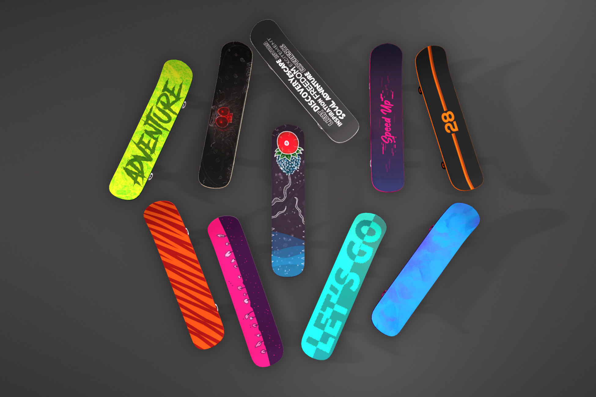 Skateboard Animated (Cartoonic) | 3D Vehicles | Unity Asset Store