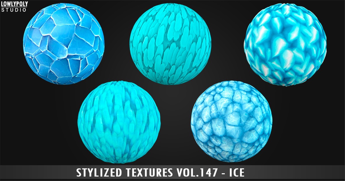 Ice Vol.147 - Stylized Textures | 2D Water | Unity Asset Store