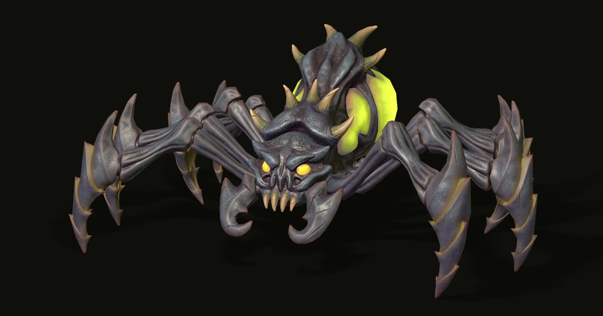 Evil Spider | 3D Creatures | Unity Asset Store