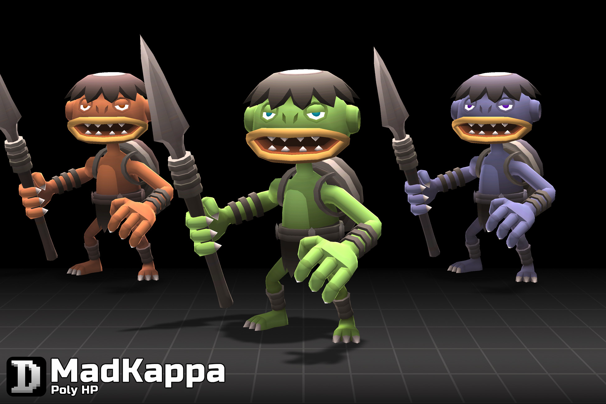 Poly HP - MadKappa | 3D Creatures | Unity Asset Store