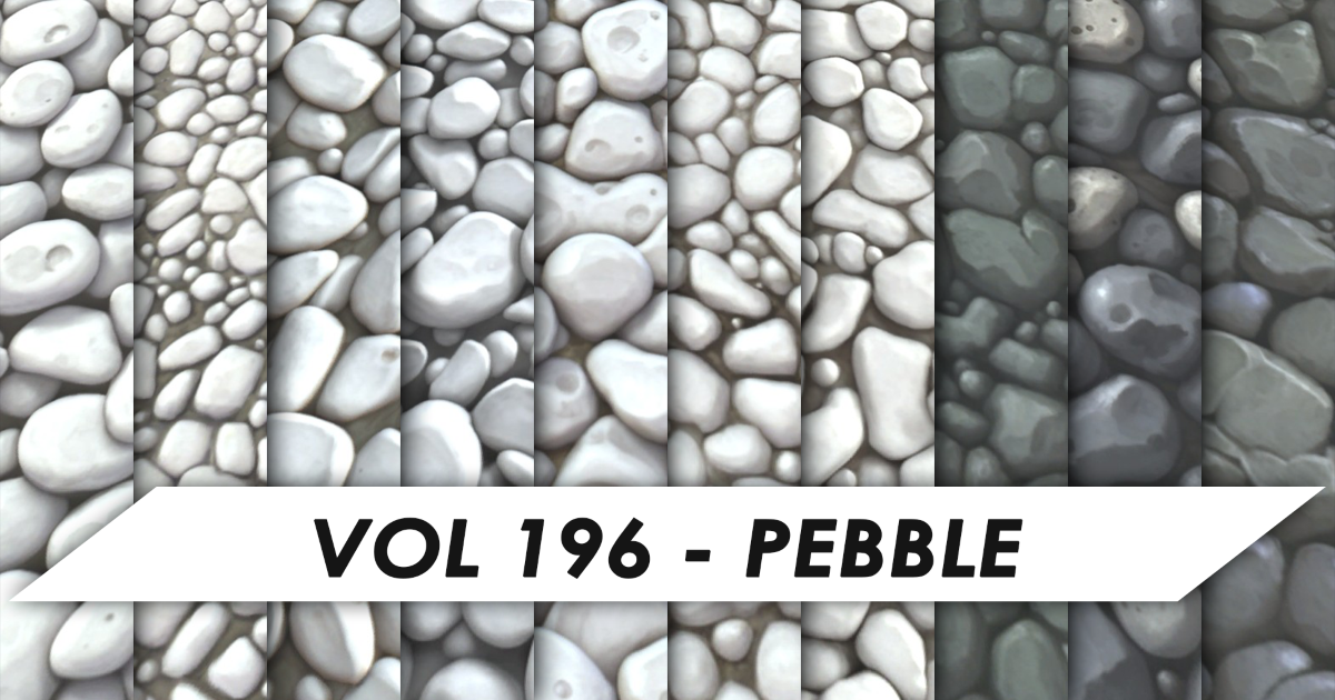 Stylized Textures - Vol 196 - Pebble | 2D Textures & Materials | Unity ...