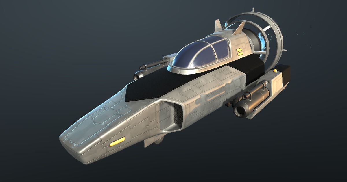 Space shuttle of the future | 3D Space | Unity Asset Store