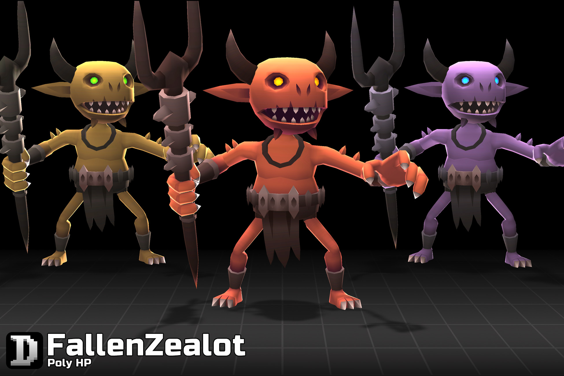 Poly HP - FallenZealot | 3D 생물 | Unity Asset Store
