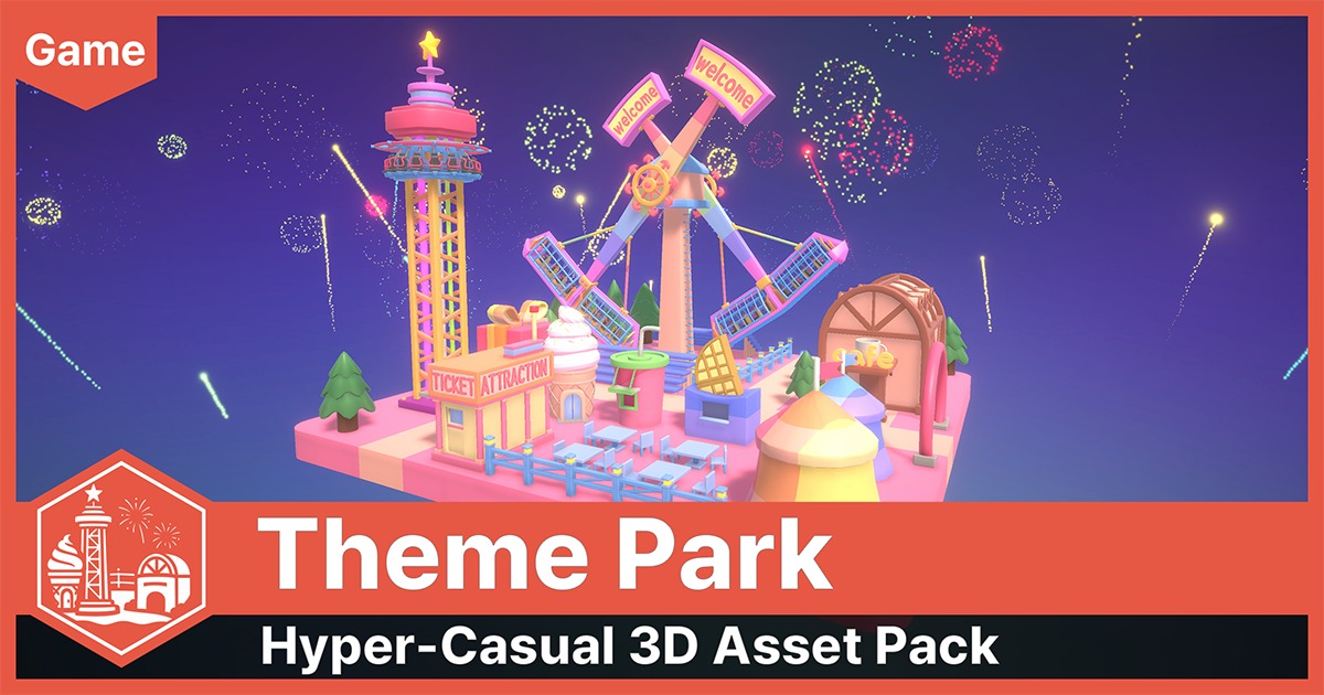 Theme Park (UModeler X) | 3D Environments | Unity Asset Store