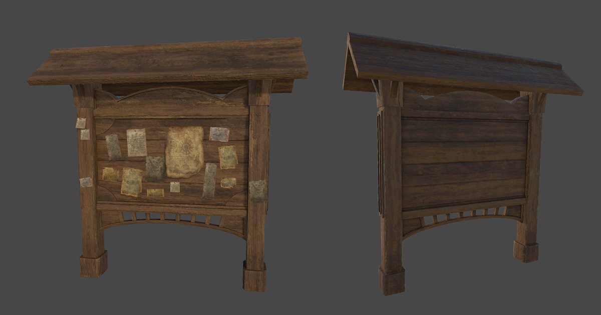 WoodenBoard | 3D Props | Unity Asset Store