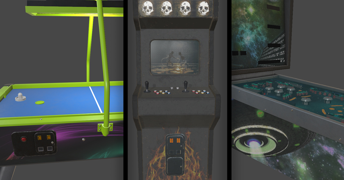 Arcade Machine Pack | 3D Props | Unity Asset Store