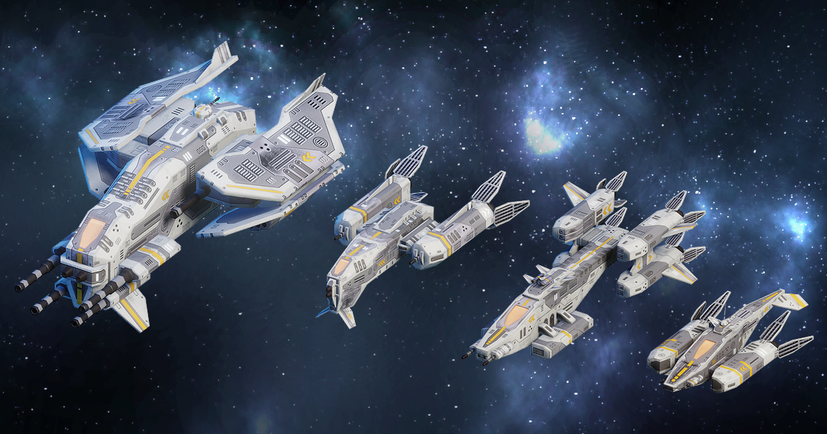 Spaceship Fighters + Scouts | 3D Space | Unity Asset Store