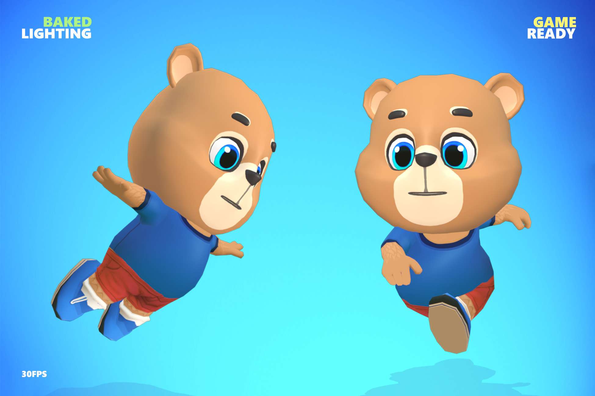 Bear Grizzly Animated | 角色 | Unity Asset Store