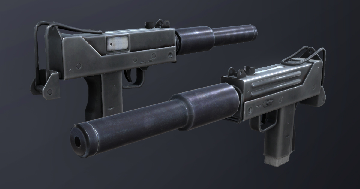 Machine Pistol | 3D Guns | Unity Asset Store