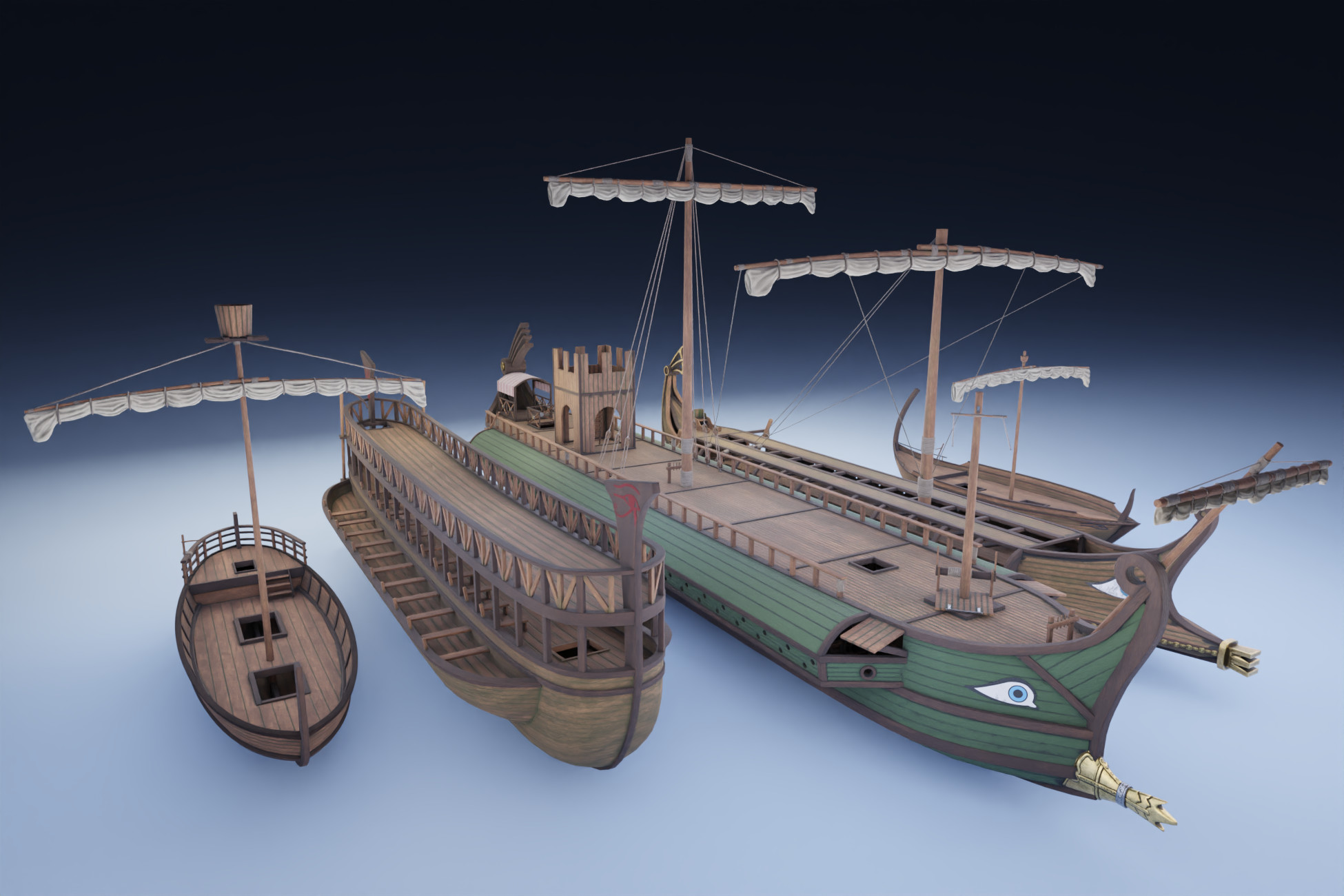 Ancient Ships [HDRP] | 3D Sea | Unity Asset Store