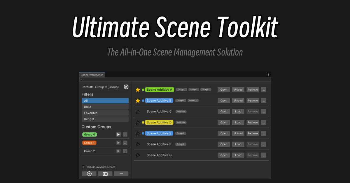 Ultimate Scene Toolkit | Utilities Tools | Unity Asset Store