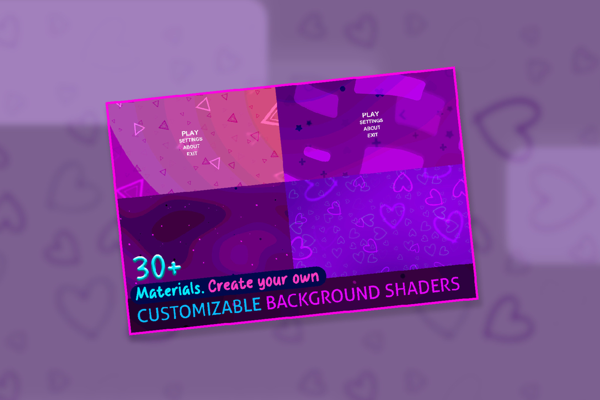 Abstract simple cool BG shader's (30+) | 2D Textures & Materials ...