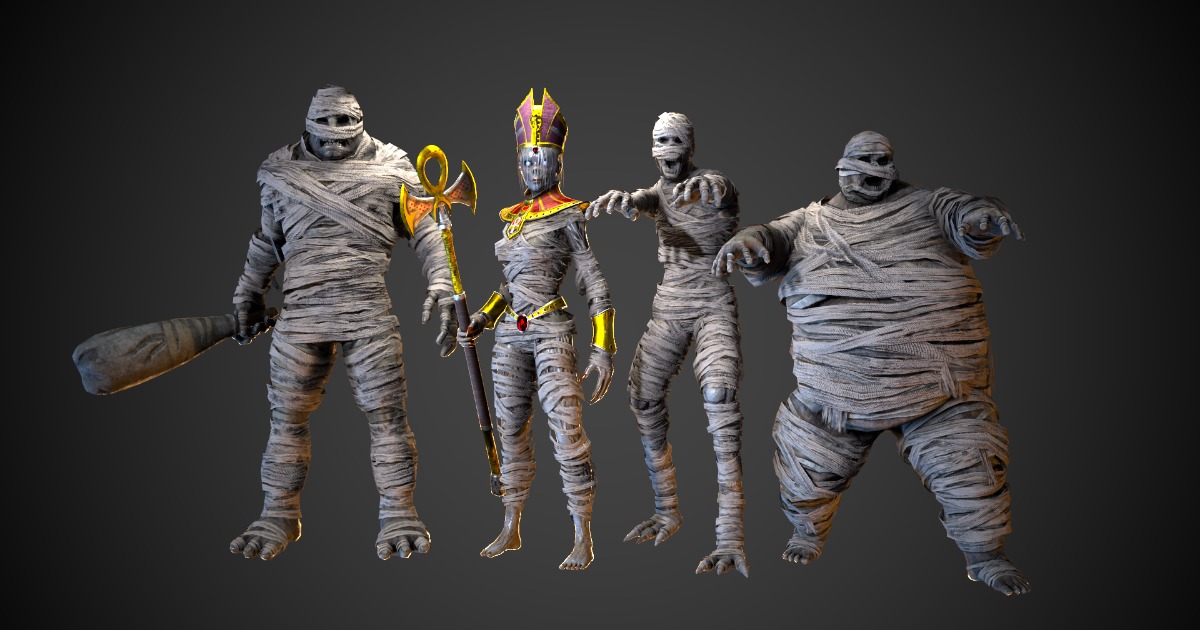 Mummies collection | Characters | Unity Asset Store