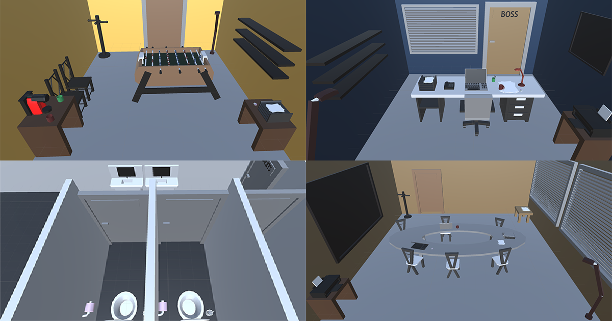 Office Assets - Props & Furniture Pack LowPoly | 3D Furniture | Unity ...