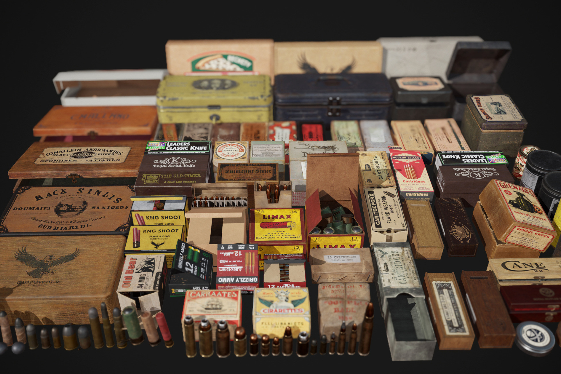 Ammo&Packages | 3D Weapons | Unity Asset Store