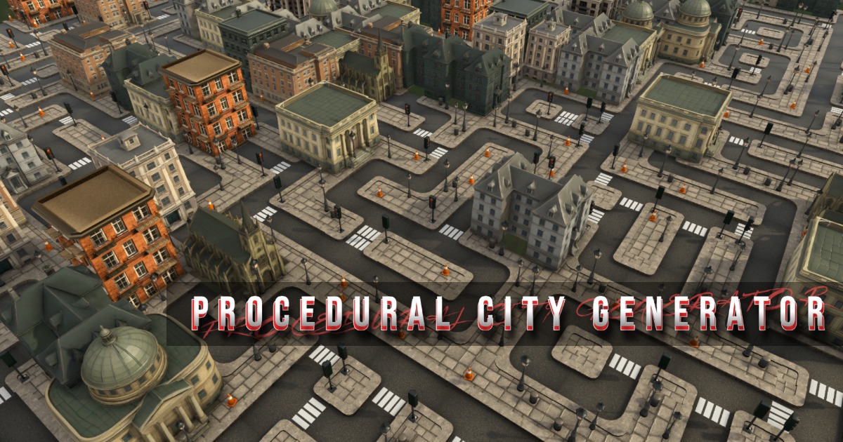Procedural City Generator | Level Design | Unity Asset Store