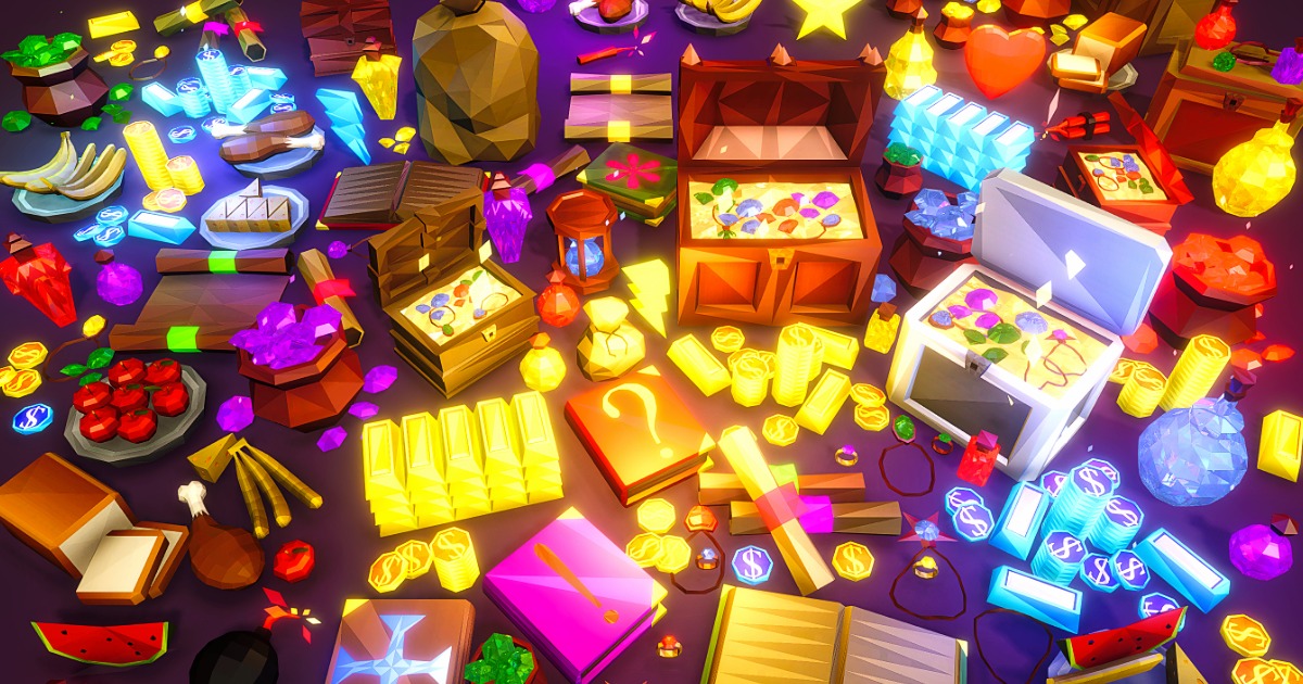 Low Poly Fantasy Loot | 3D Fantasy | Unity Asset Store