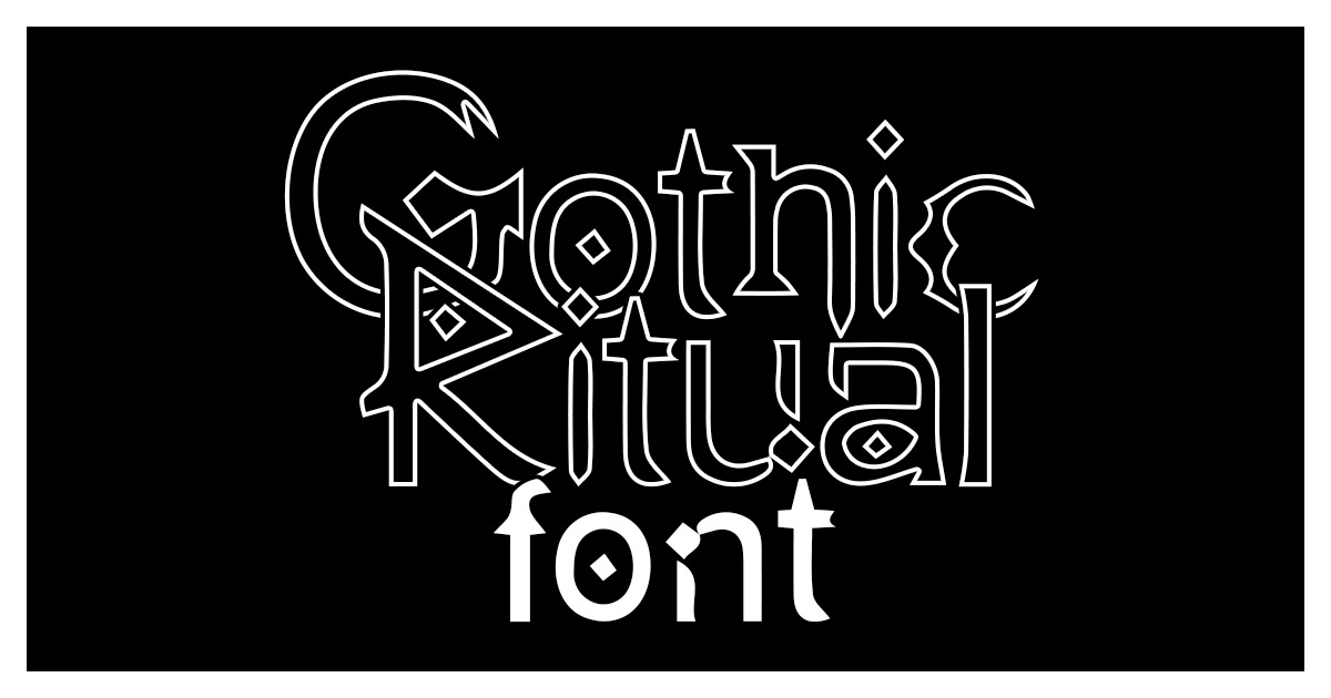 Gothic Ritual Font | 2D Fonts | Unity Asset Store