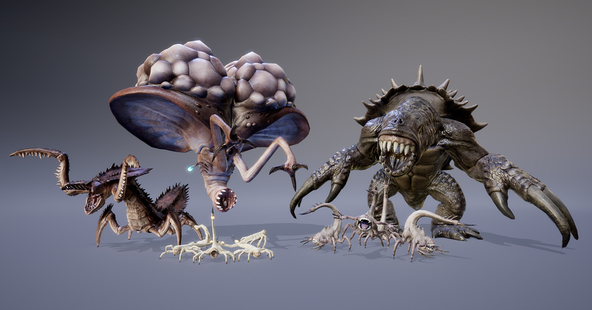MONSTER PACK VOL 14 | 3D Creatures | Unity Asset Store
