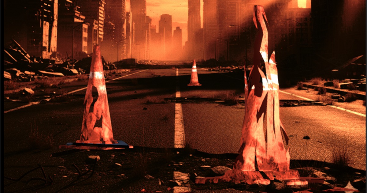 Apocalypse Cones Damage Set | 3D Exterior | Unity Asset Store