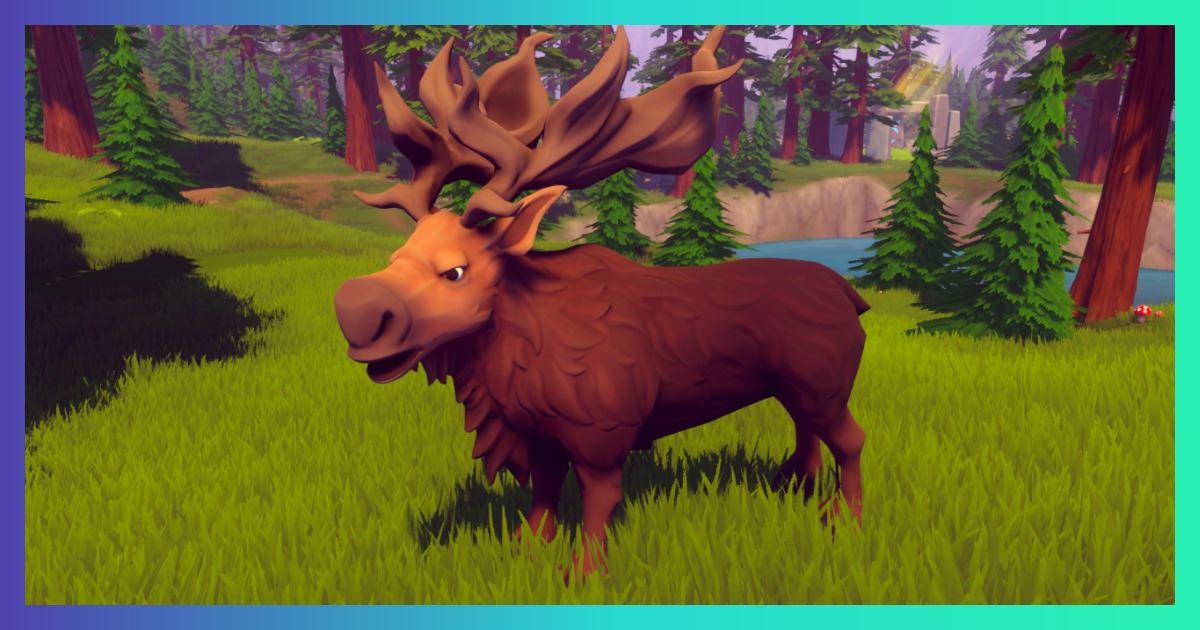 Stylized Moose - RPG Forest Animal | Characters | Unity Asset Store