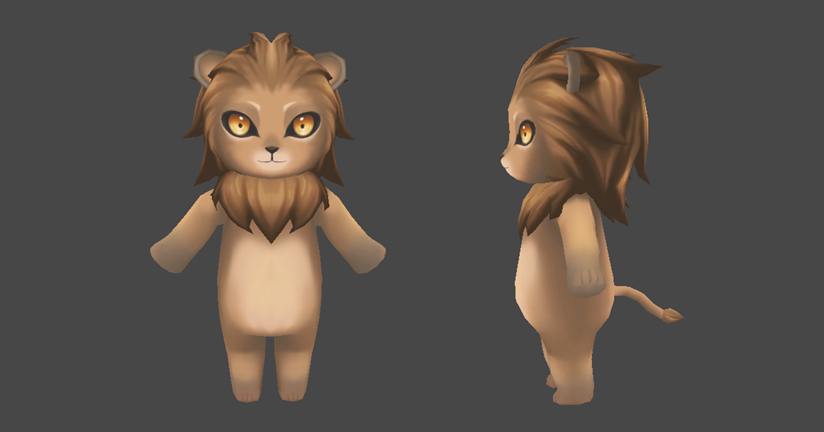 Cute-Animal_ Lion | 3D Animals | Unity Asset Store