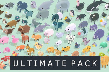 Quirky Series - Animals ULTIMATE Pack | Unity AssetStore概要 优惠信息 beta
