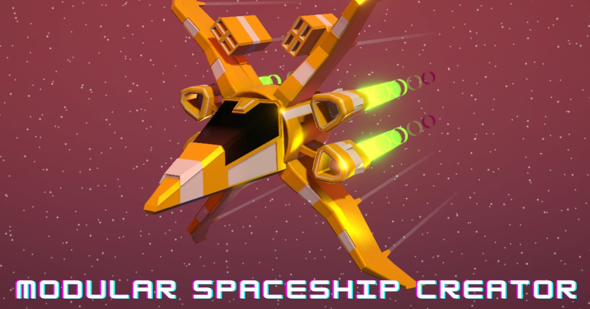 MAD Easy Modular Space Ship Creator | 3D 우주 | Unity Asset Store