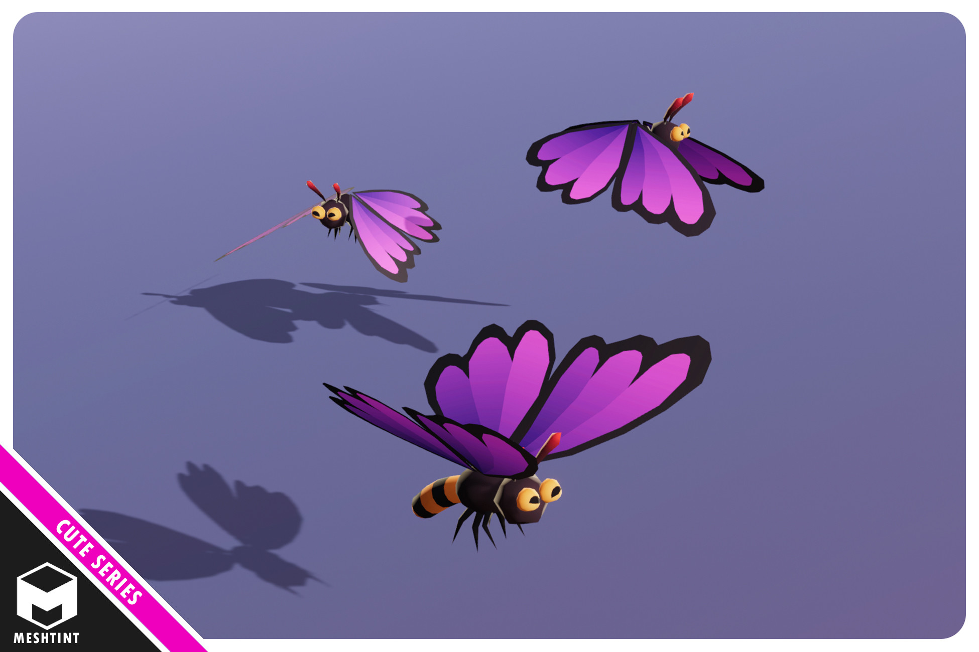 Butterfly Hue Cute Series | Characters | Unity Asset Store