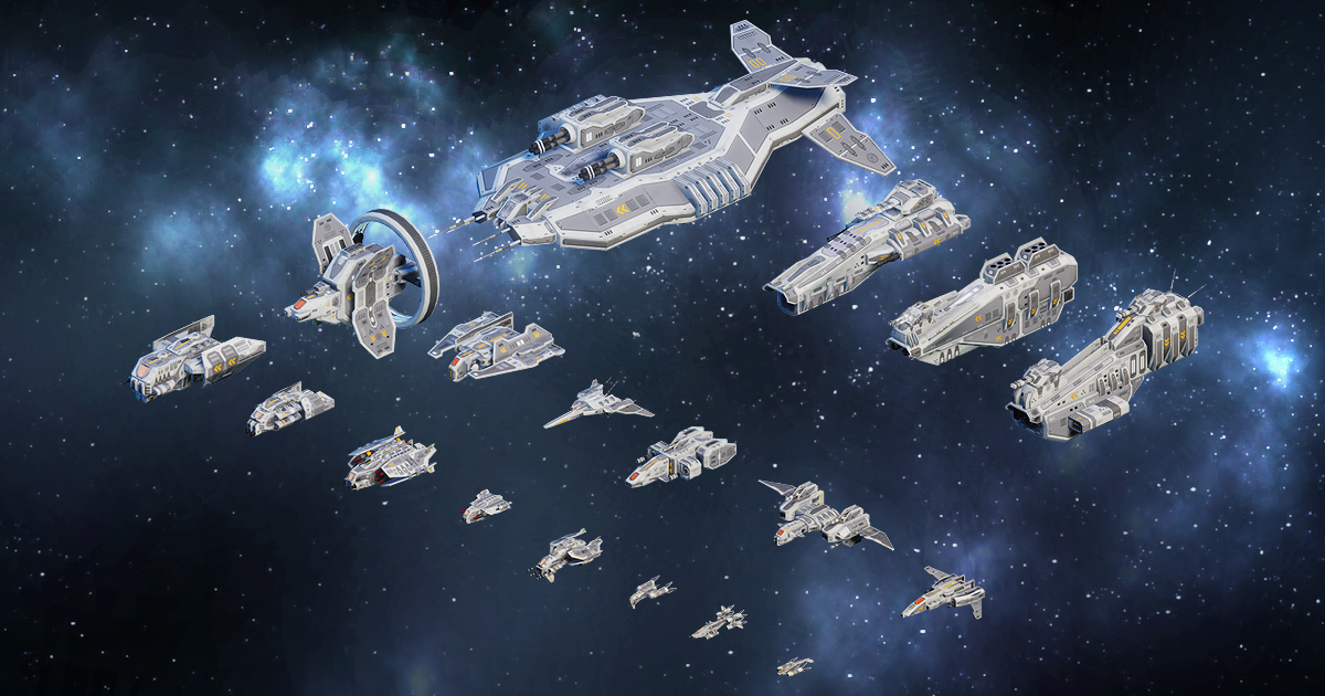 Spaceship Fleet III Collection I | 3D Space | Unity Asset Store