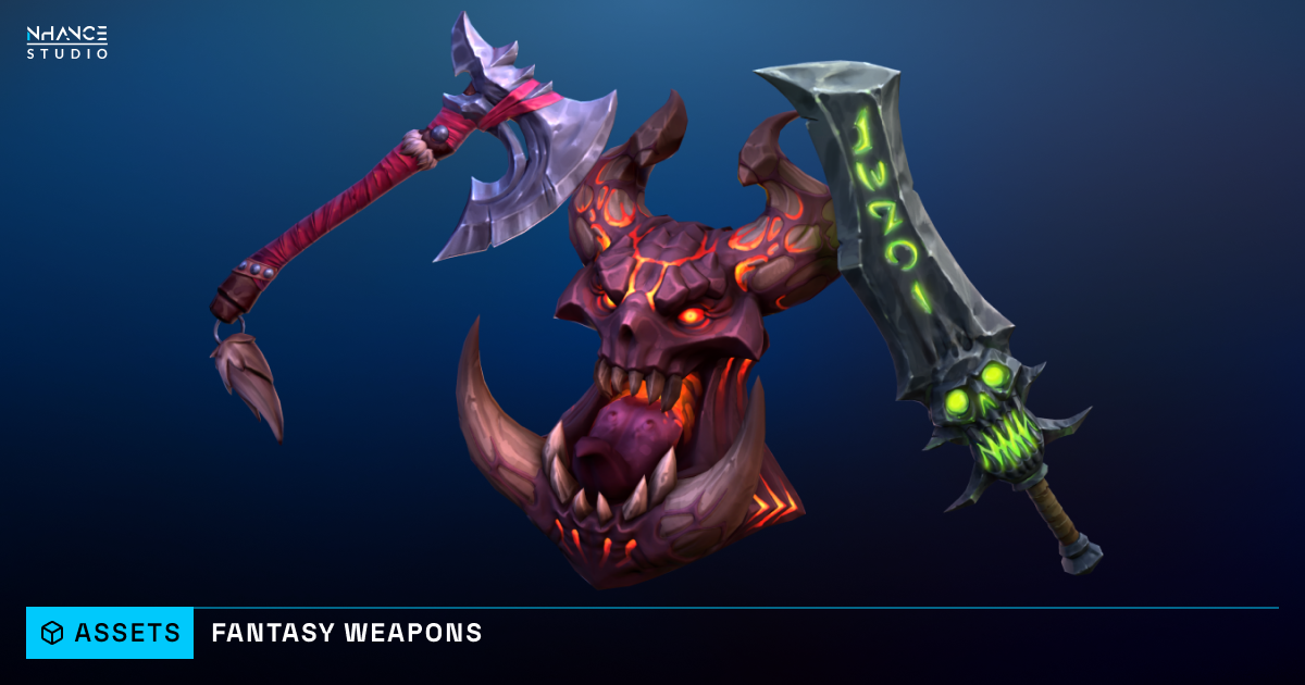 Stylized Fantasy Weapons Pack | 3D Weapons | Unity Asset Store