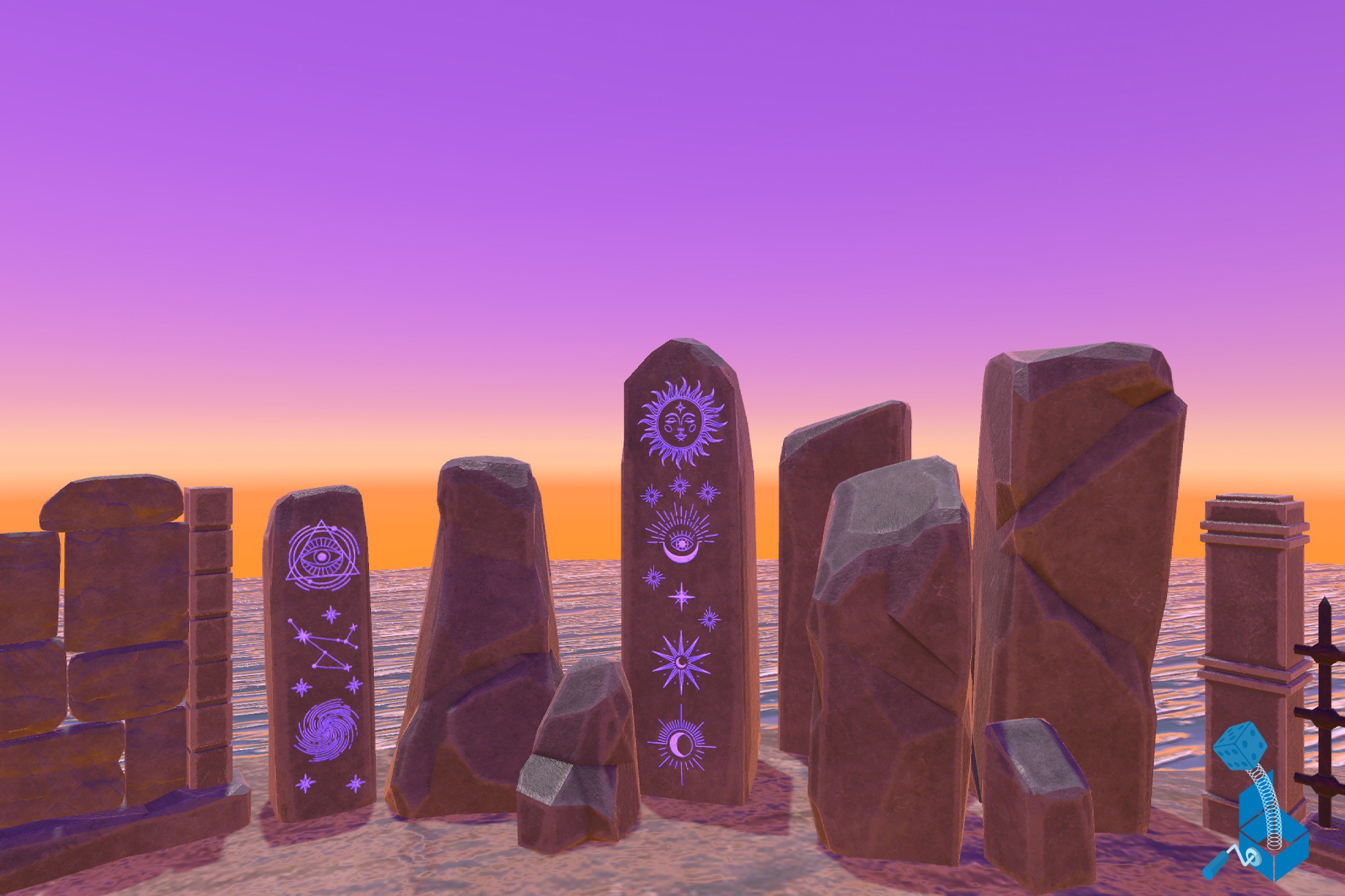 Columns And Rocks Package 3d Environments Unity Asset Store