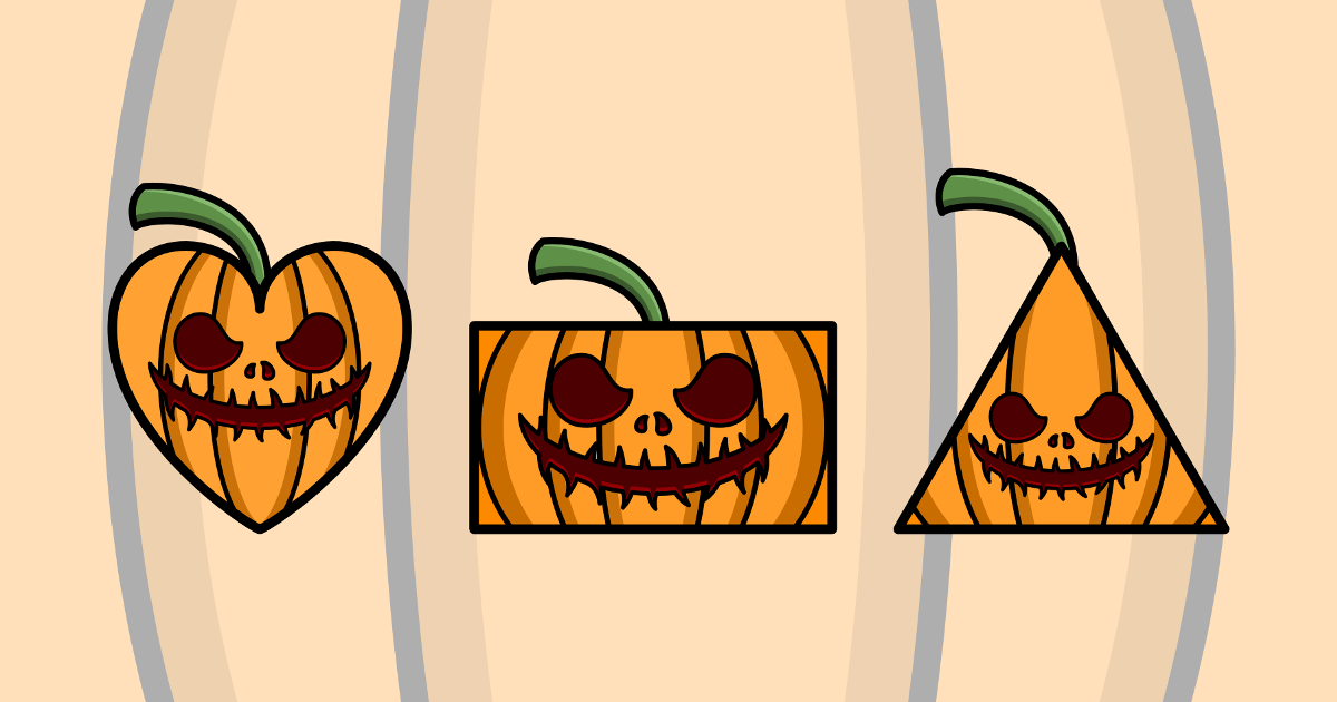 Halloween – The Pumpkin Shapes | 2D Characters | Unity Asset Store