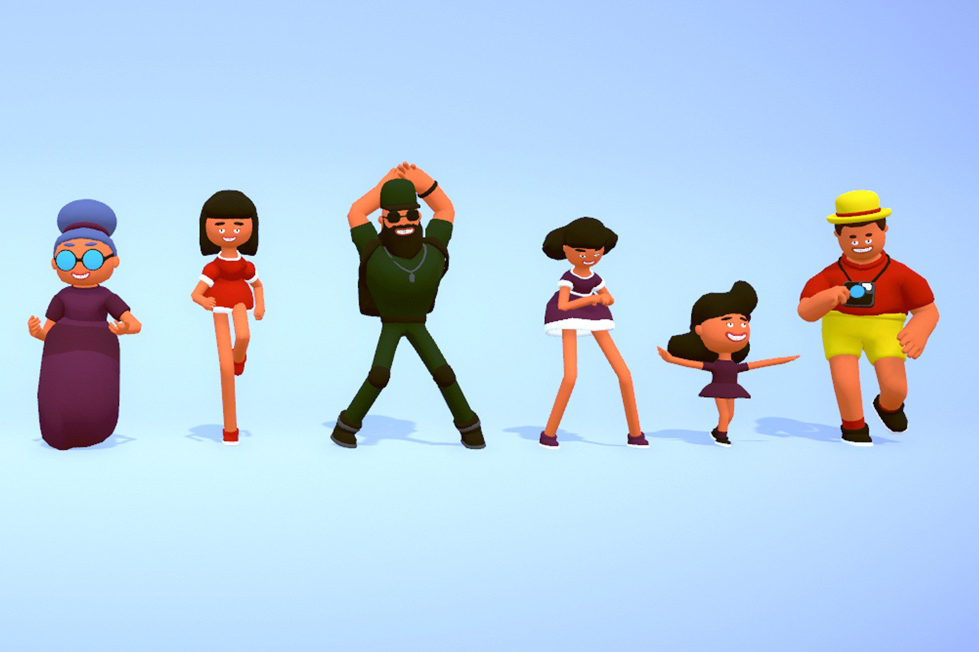 3D Stylized Characters Pack 9 | 3D Humanoids | Unity Asset Store