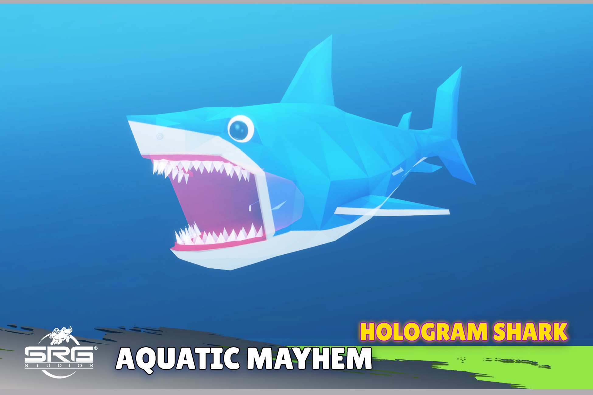 Aquatic Mayhem - Hologram Shark | 3D Characters | Unity Asset Store