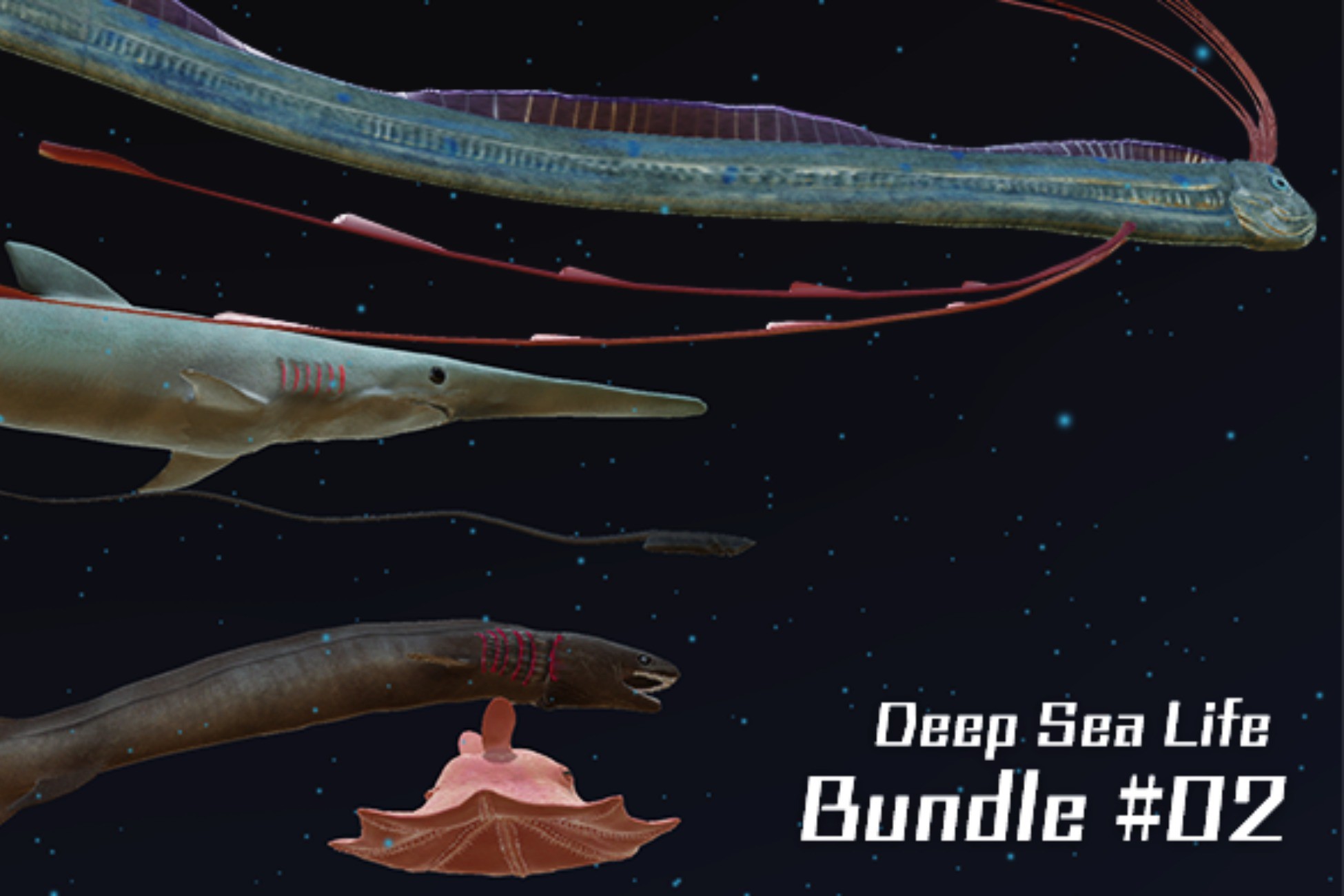 Deep Sea Life : Bundle 02 by radiuthree
