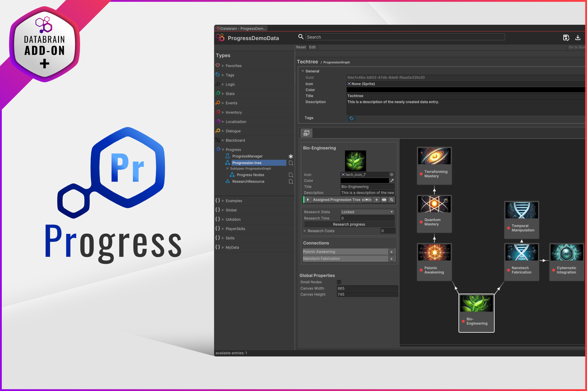 Progress Databrain Add On Utilities Tools Unity Asset Store
