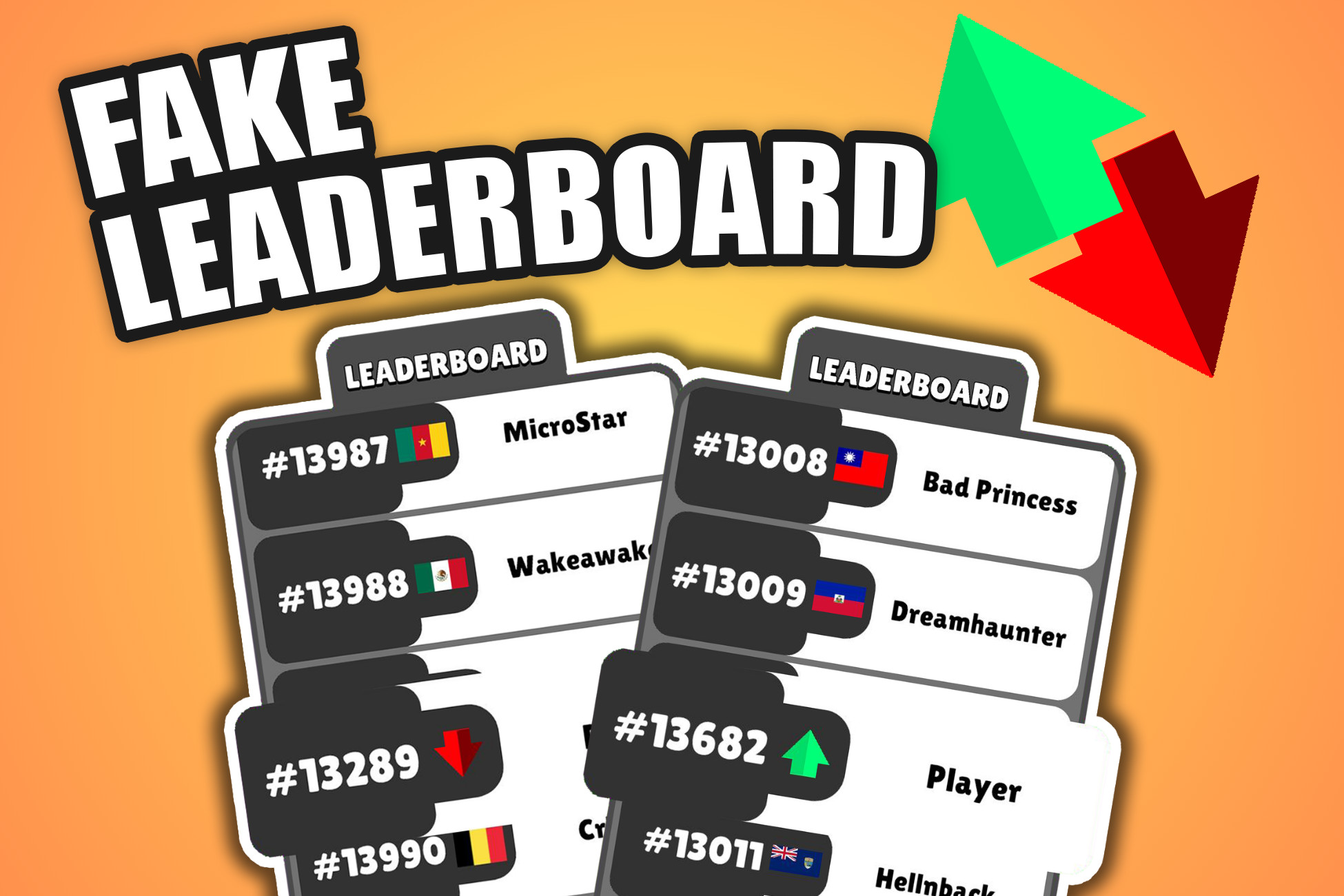 Fake LeaderBoard System | Utilities Tools | Unity Asset Store