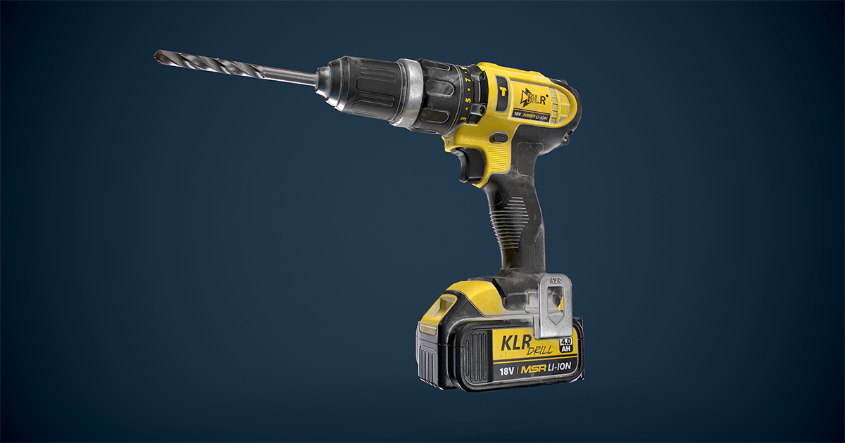 HQ Tools Electric Drill | 3D | Unity Asset Store