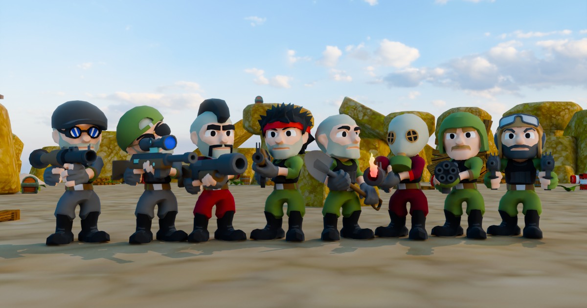 Pocket troops: big characters RPG pack | 3D Landscapes | Unity Asset Store