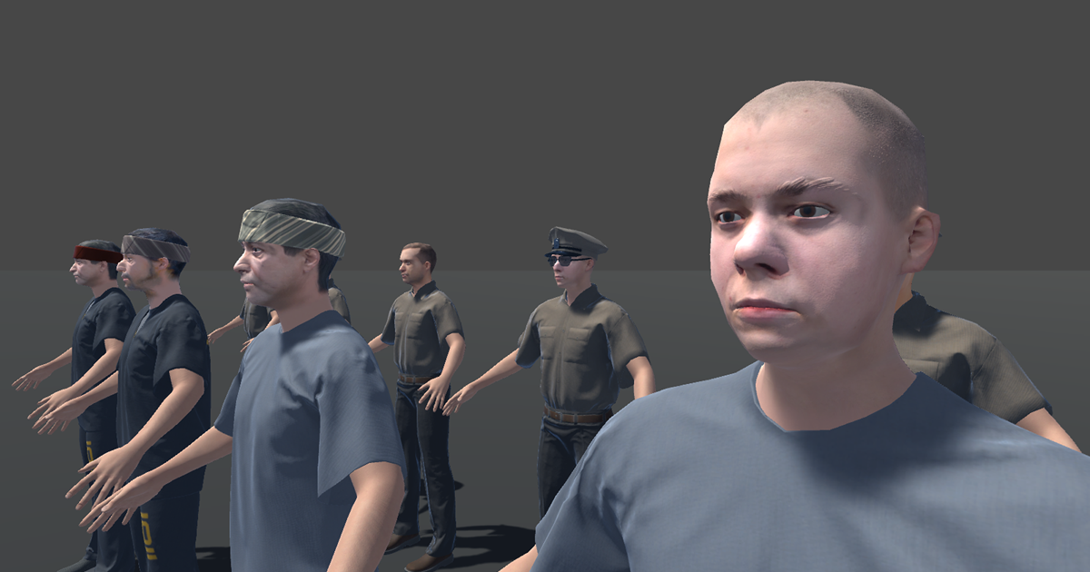 Characters pack - guards and prisoners | 3D Characters | Unity Asset Store