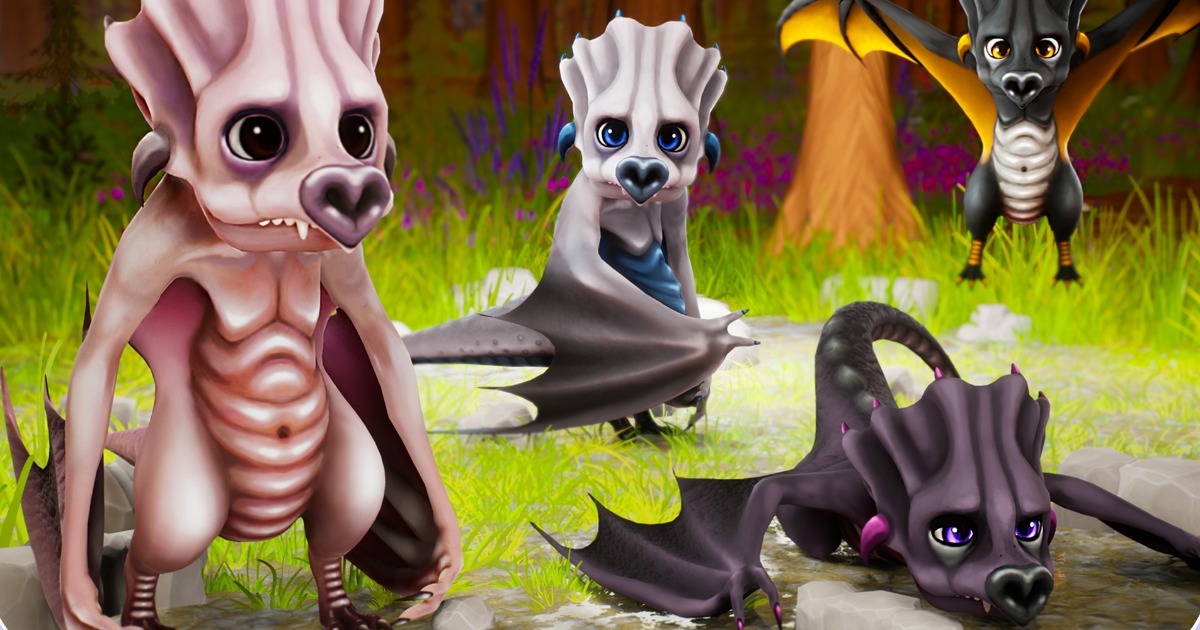 Little Dragon Pet | 3D Creatures | Unity Asset Store