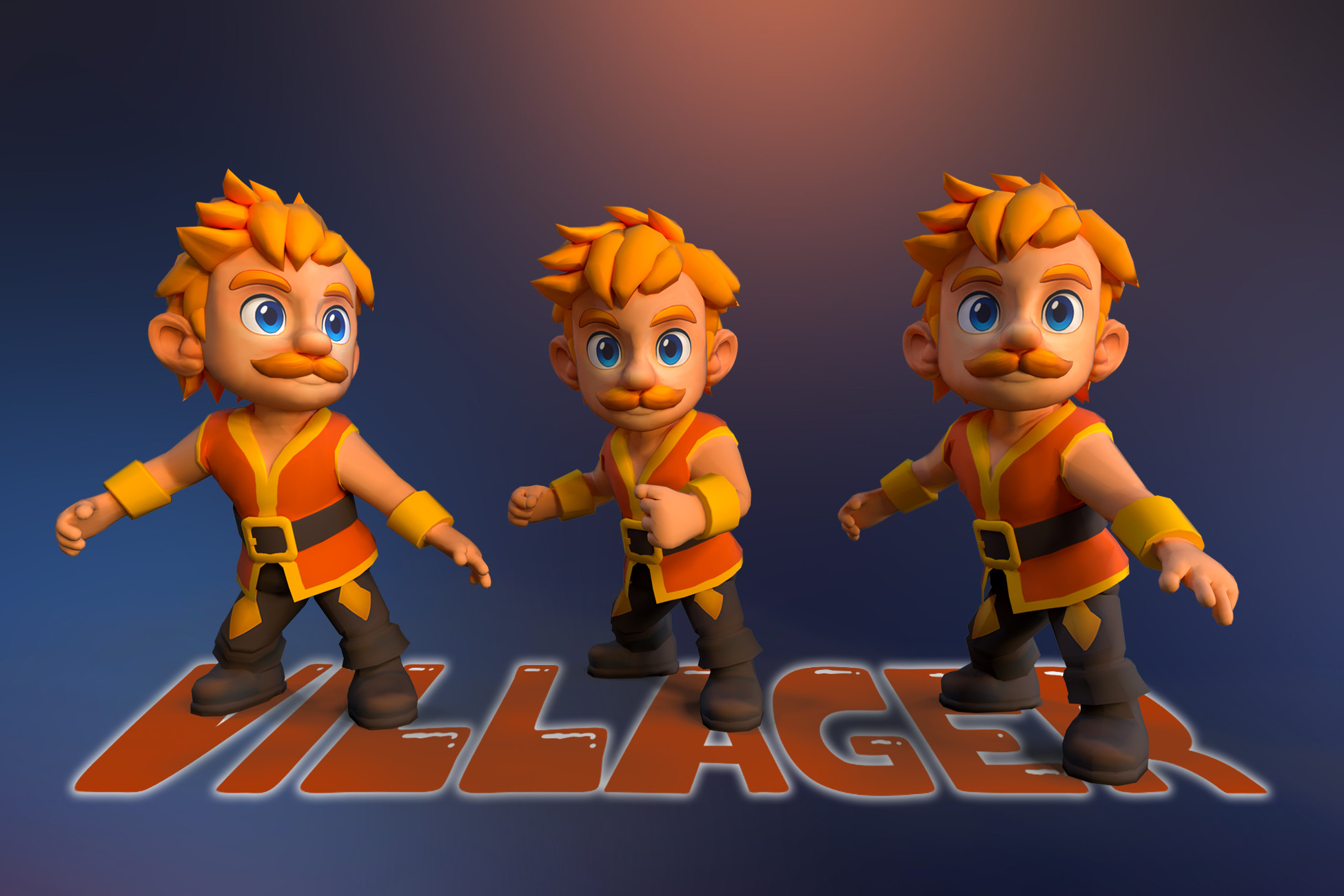 Villager Animated Character | Characters | Unity Asset Store
