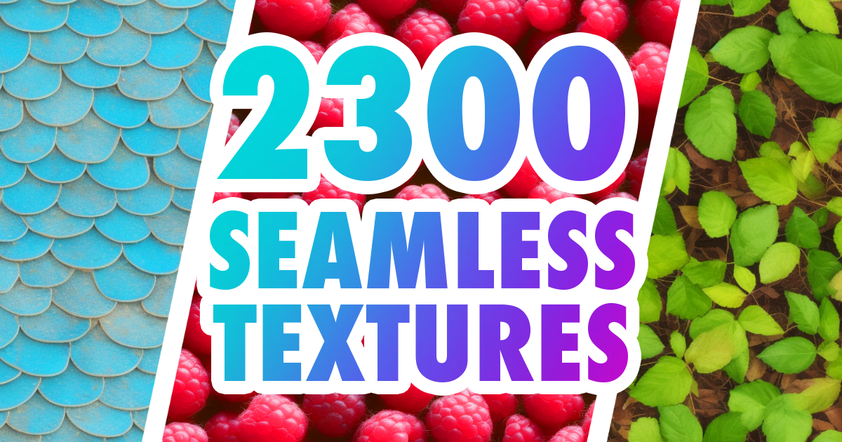2300 seamless tiling textures (perfectly generated with AI) | 2D ...