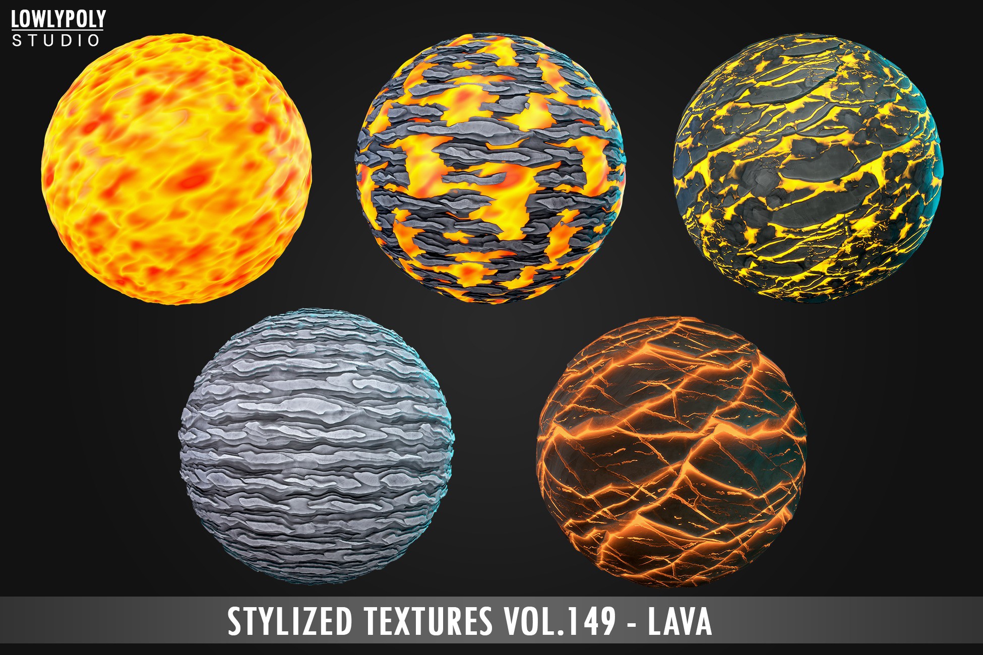 Lava Vol.149 - Stylized Textures | 2D Textures & Materials | Unity ... Lava Vol.149 - Stylized Textures | 2D Textures & Materials | Unity ...